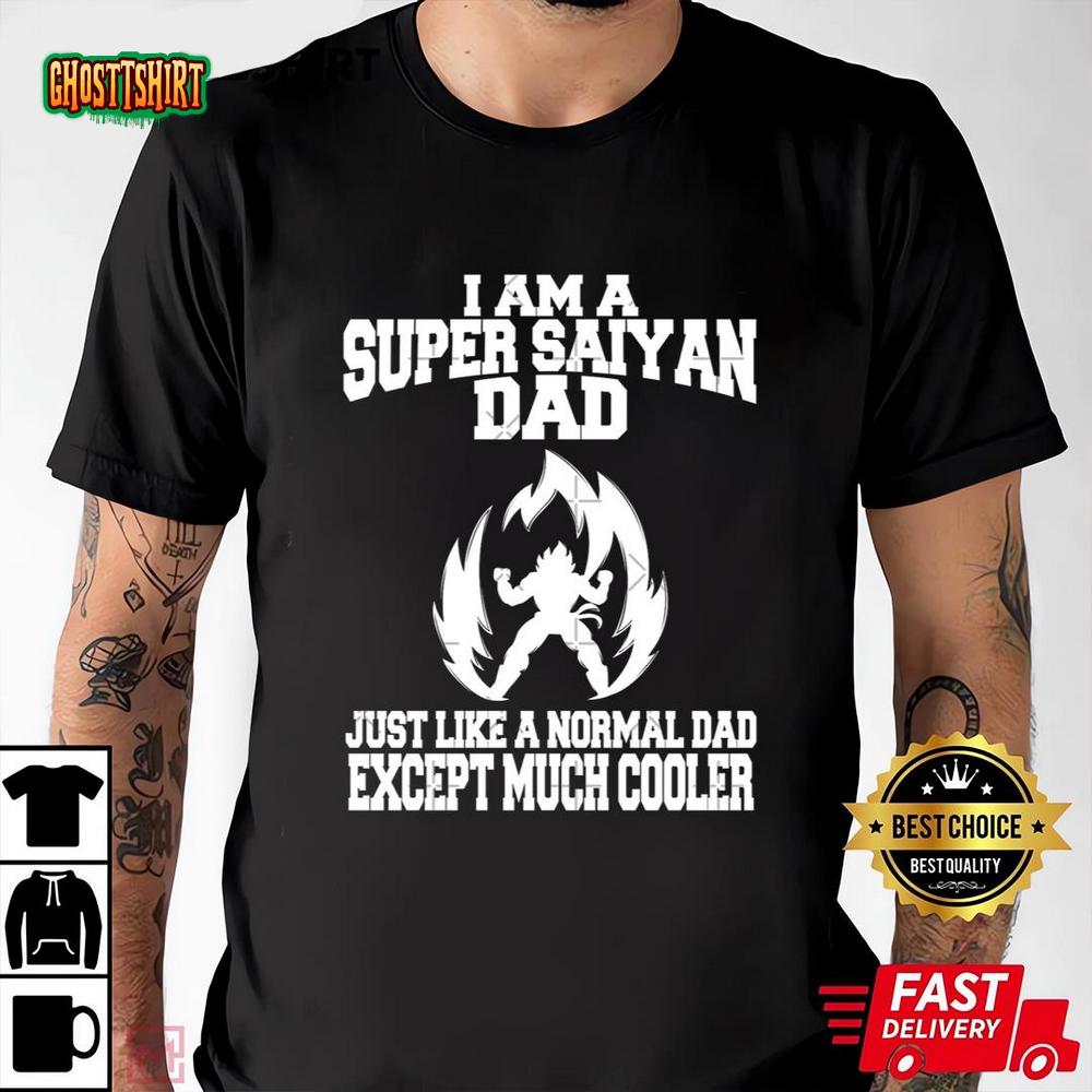 Super Saiyan Dad T Shirt Vegeta Dad Shirt