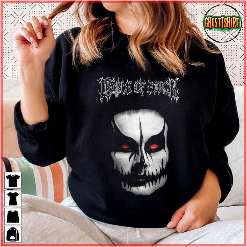 Cradle Of Filth Scary Face Tshirt Sweatshirt Hoodie