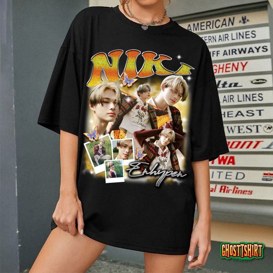 Vintage Niki T-Shirt, Enhypen Fate Plus World Tour Shirt, En World Tour Fate 2024 Shirt